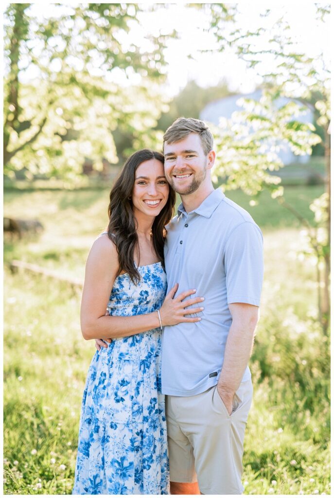 Summer Sunset Richmond Engagement Session | Countryside Horse Farm at ...