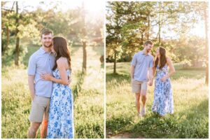 Summer Sunset Richmond Engagement Session | Countryside Horse Farm at ...