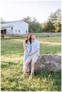 Summer Sunset Richmond Engagement Session | Countryside Horse Farm at ...